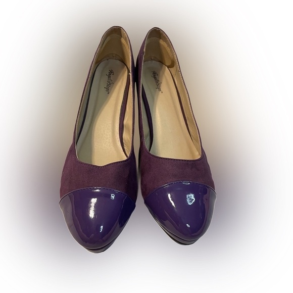 Angel Steps | Shoes | Never Worn Angel Steps Monochromatic Purple Suede ...